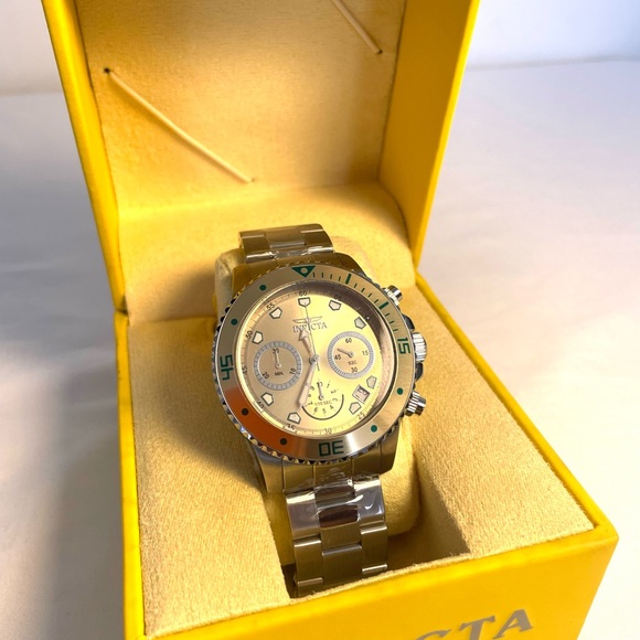 Invicta | Accessories | Invicta Silver Chronograph Watch | Poshmark